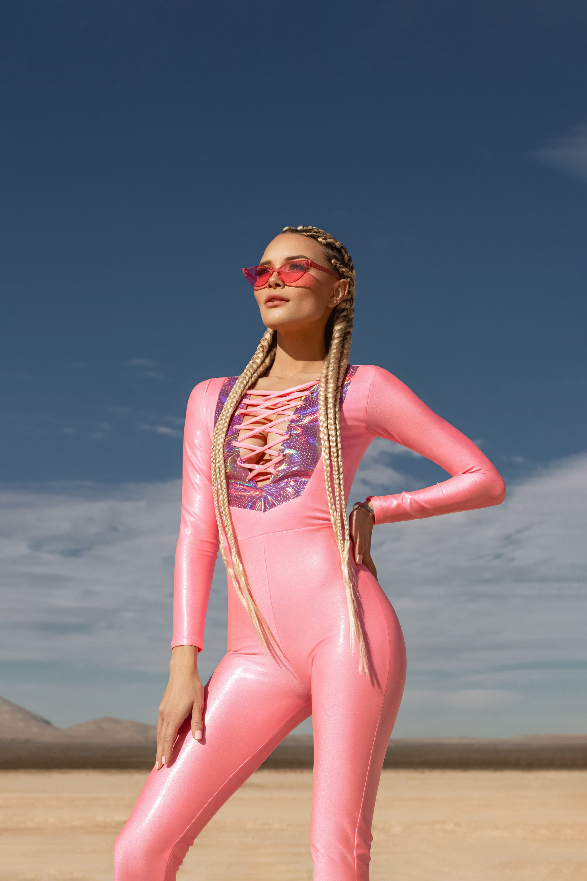 Pink Cosmic Diva Jumpsuit